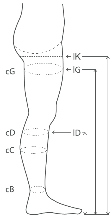 VENOSAN® USA | 6000 Below Knee, 15-20 mmHg, Beige, XS, Long, Open Toe